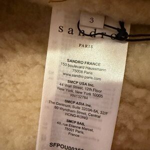 Sandro | Jackets & Coats | Sandro Royal Shearling Jacket | Poshmark